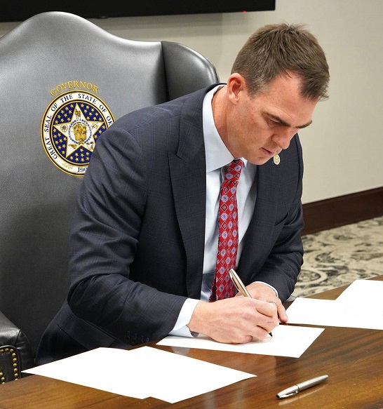 Governor Stitt Signs SB 200, Starts Process for Oklahoma Delegation of ...