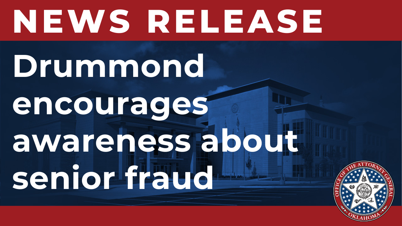 Drummond encourages awareness about senior fraud