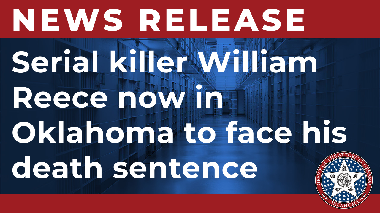 Serial killer William Reece now in Oklahoma to face his death sentence