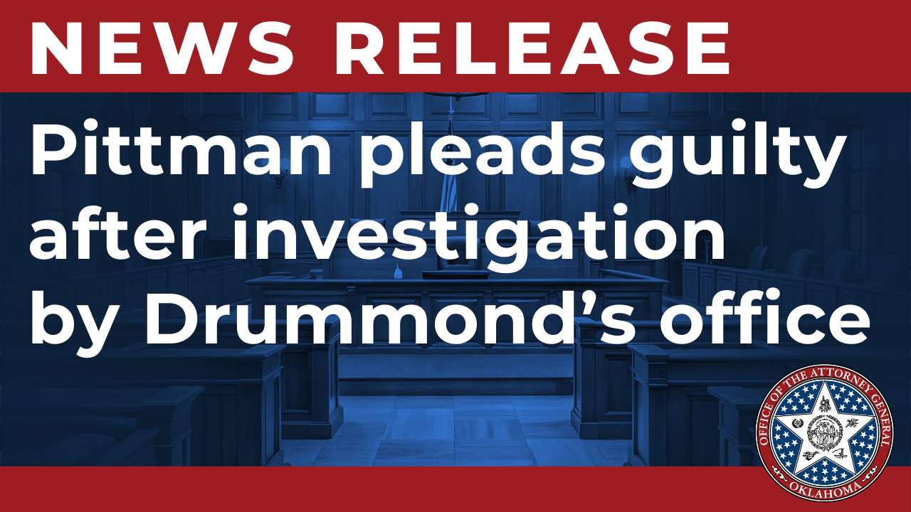 Pittman pleads guilty after investigation by Drummond’s office