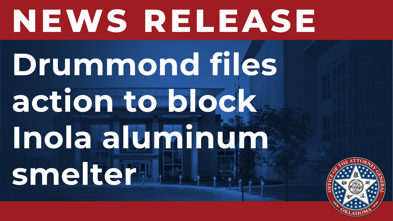 Drummond files action to block Inola aluminum smelter