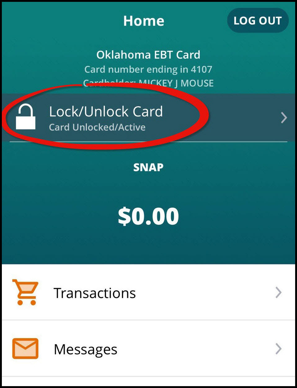 EBT Self-Service